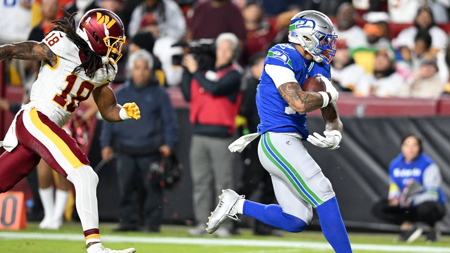 Seahawks’ emerging pass-catchers deliver statement primetime performance