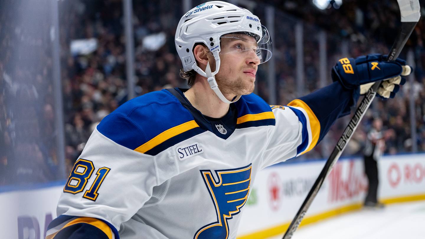 Dylan Holloway Exceeds Expectations in Breakout First Season with Blues