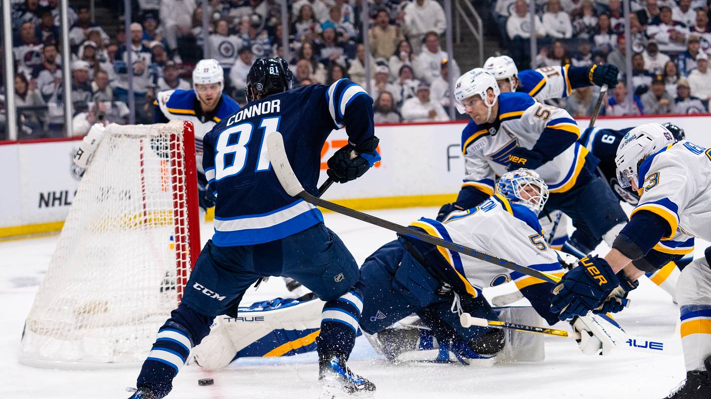 Jets take game one with three unanswered goals in the 3rd to beat the ...