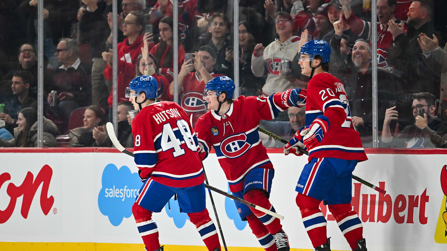 Lane Hutson shines in Habs first game at the Bell Centre of 2025