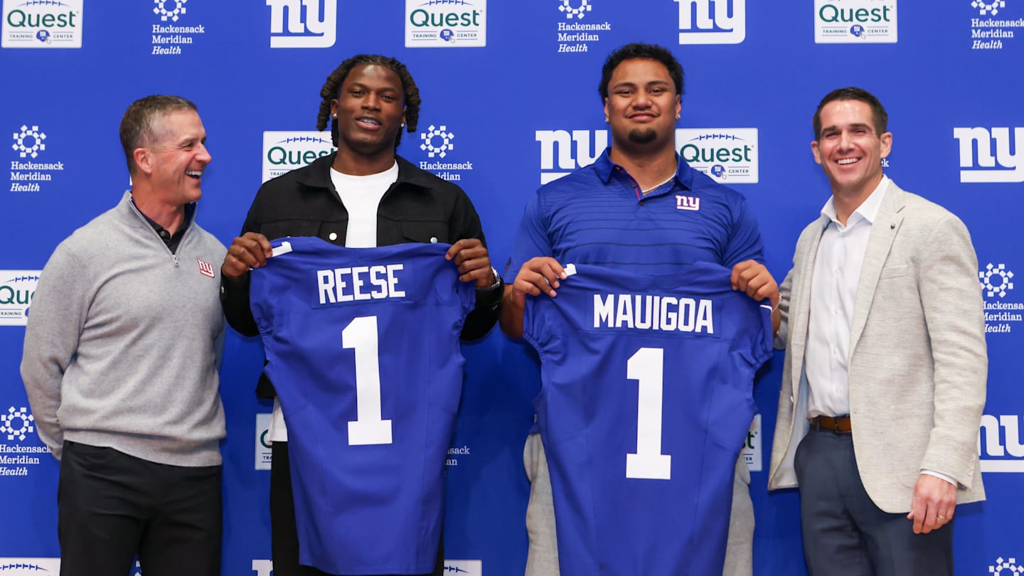Giants’ 2026 Draft Class Lauded as Tops in NFC Following John Harbaugh ...