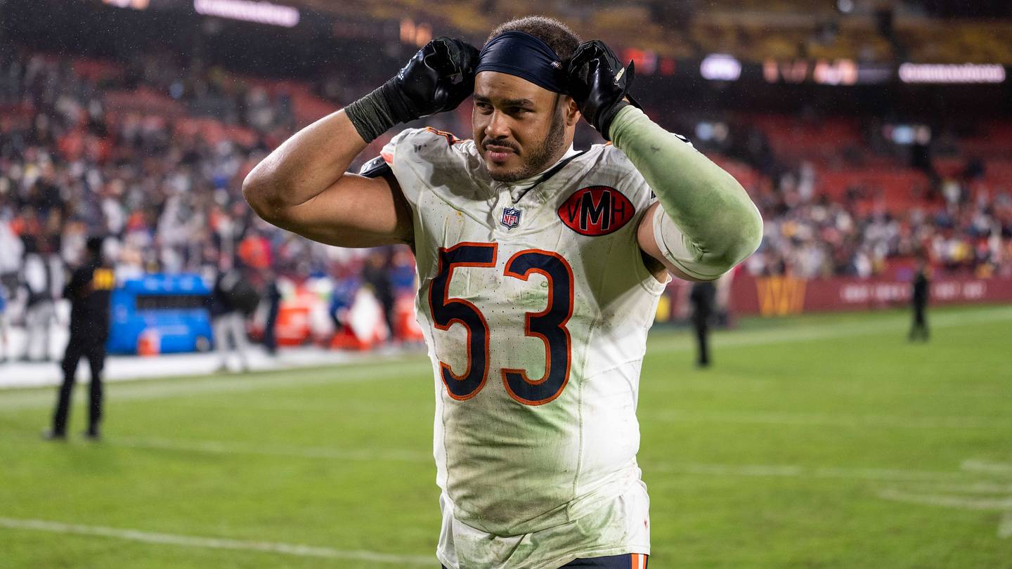 Bears' final Week 10 injury report delivers disastrous news on T.J. Edwards