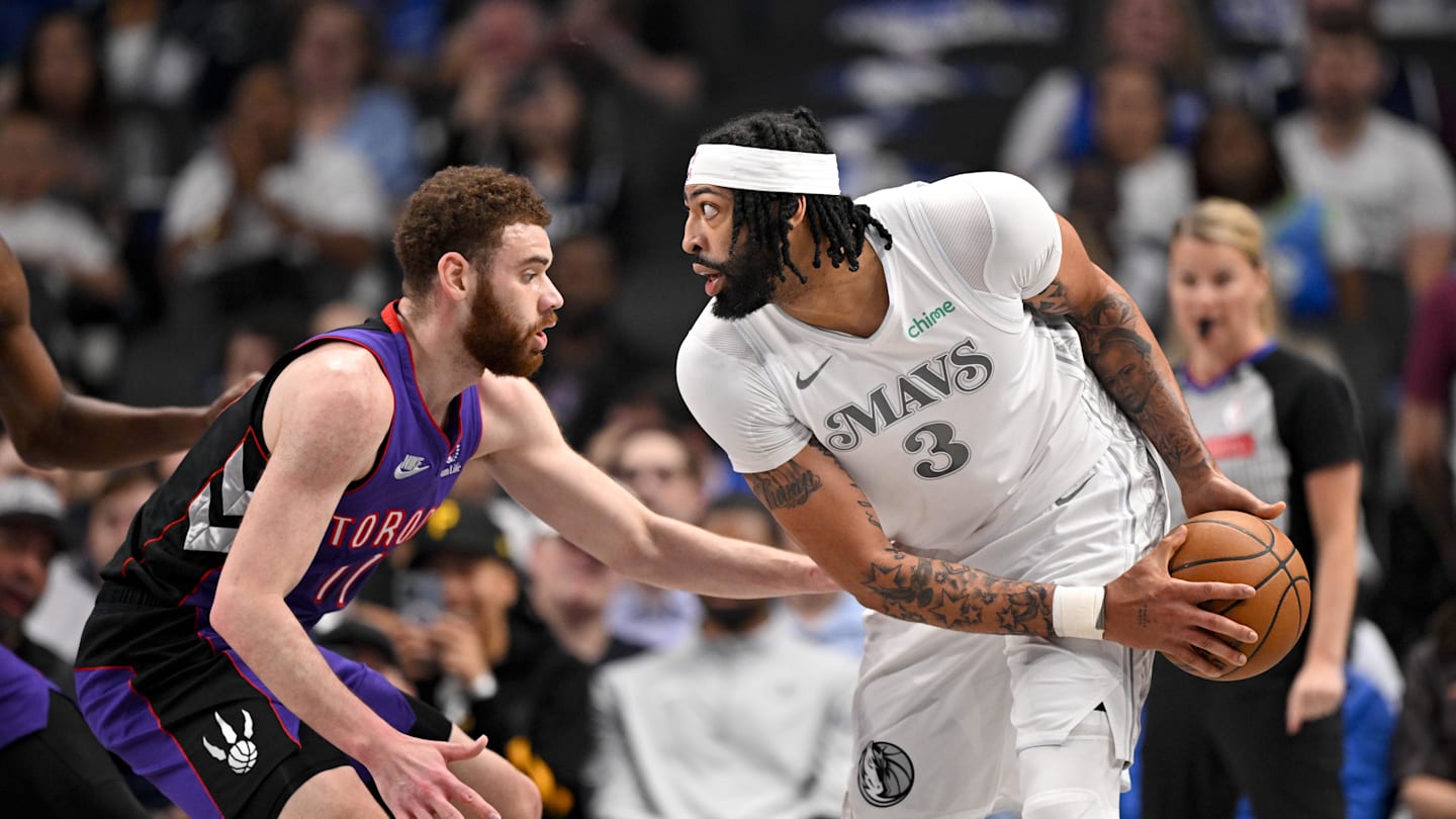 Anthony Davis' triple-double leads Mavericks over Raptors in season's ...