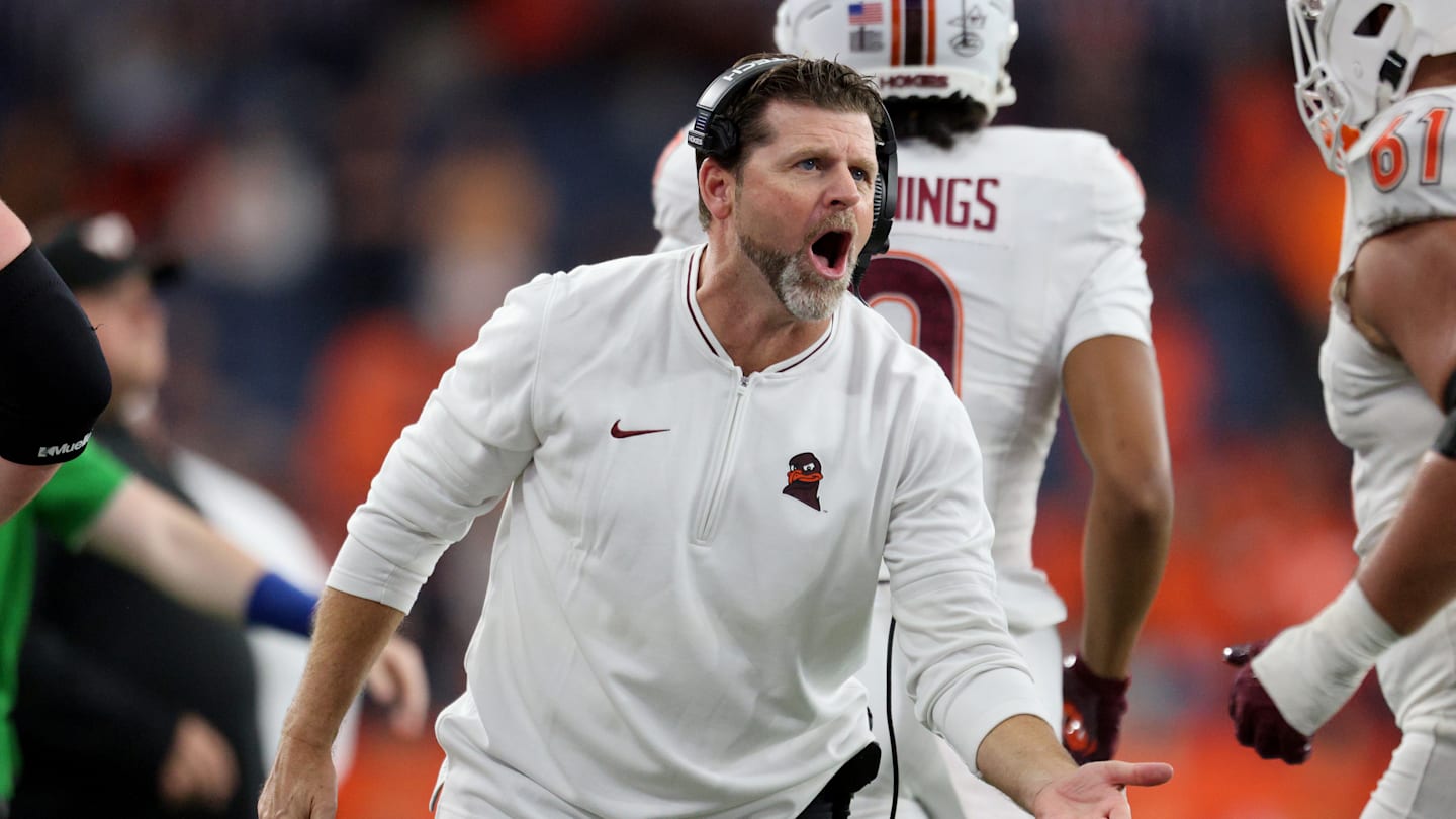 Virginia Tech football coach Brent Pry tops a dubious list for 2025