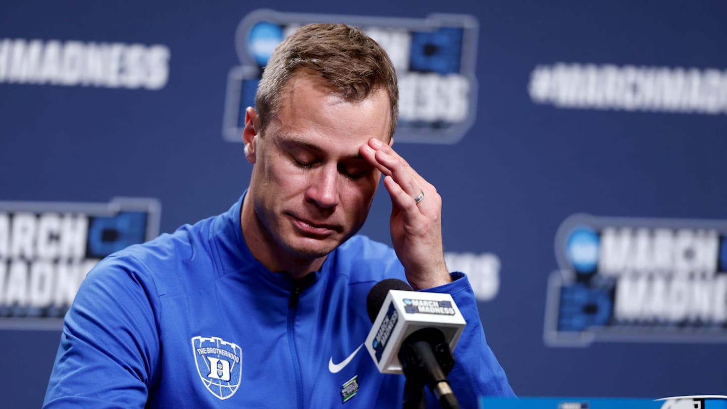 Jon Scheyer gets emotional talking about his journey with Tyrese ...
