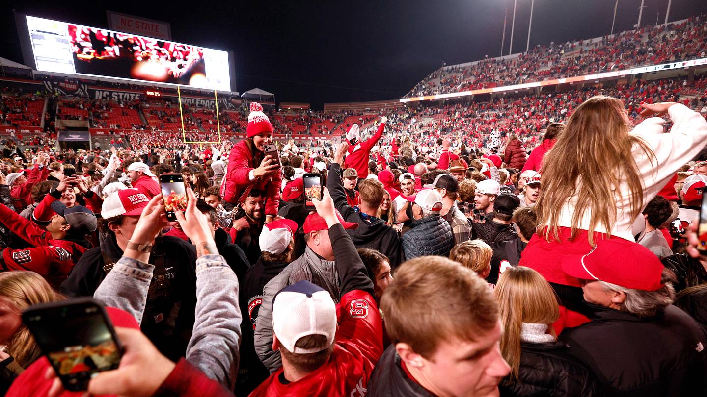 On the Bright Side: When’s the Last Time Fans Stormed Field After ...