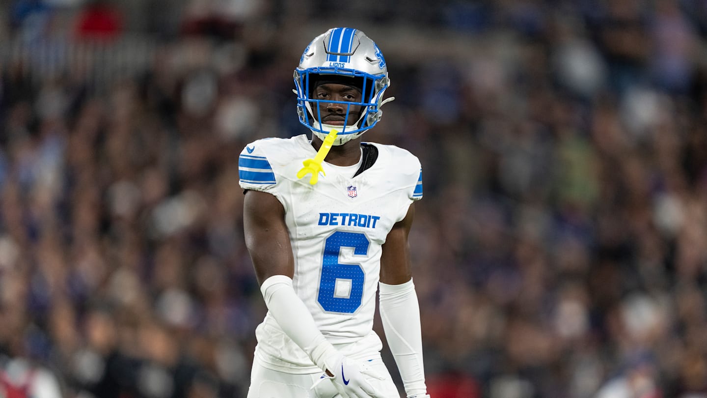 Terrion Arnold is being dealt huge test with Lions' Week 5 inactives list