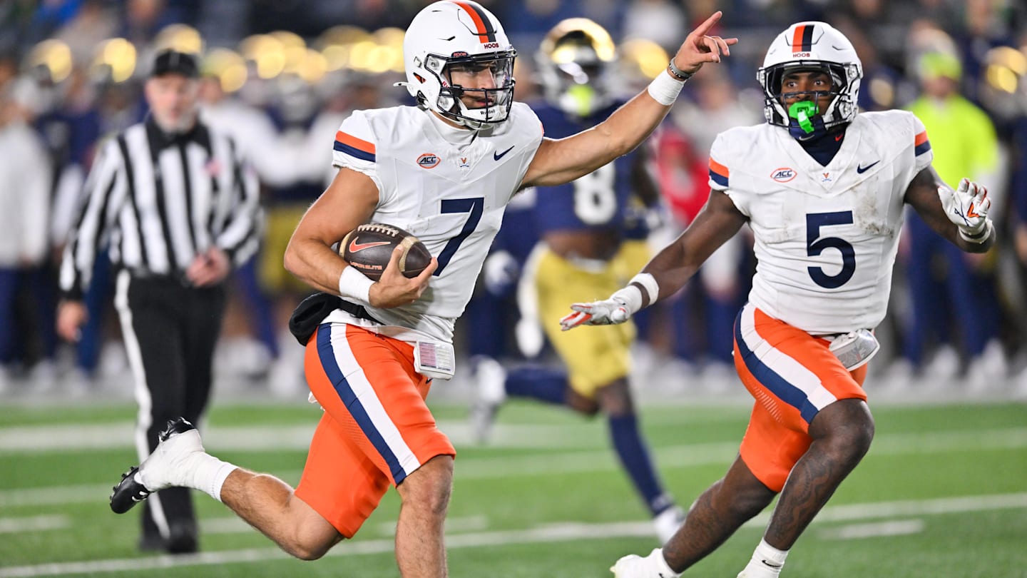 Reports: Tony Muskett to Start at Quarterback for Virginia vs. Virginia ...