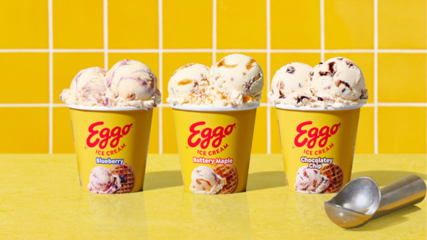 Eggo and Rice Krispie Treats Ice Creams is the snack tandem we didn't ...