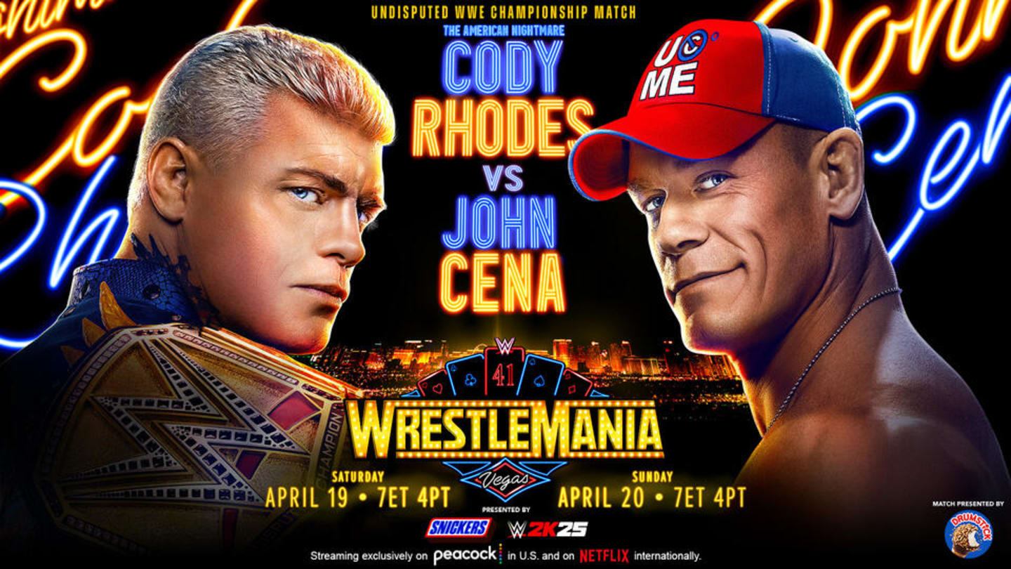 WWE Announces Official Match Card For WrestleMania 41 Weekend