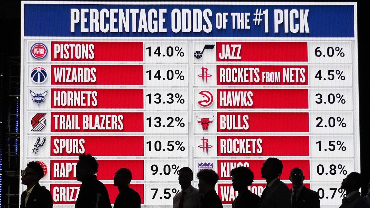 Fully updated and finalized 2024 NBA draft order: What picks do the ...