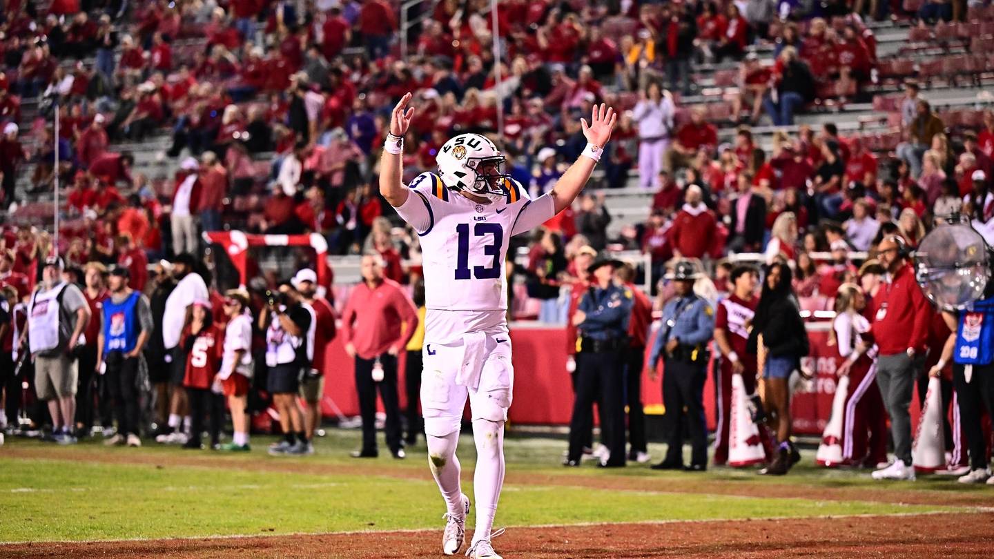 LSU Football's Garrett Nussmeier Discusses Being on Cover of EA's ...