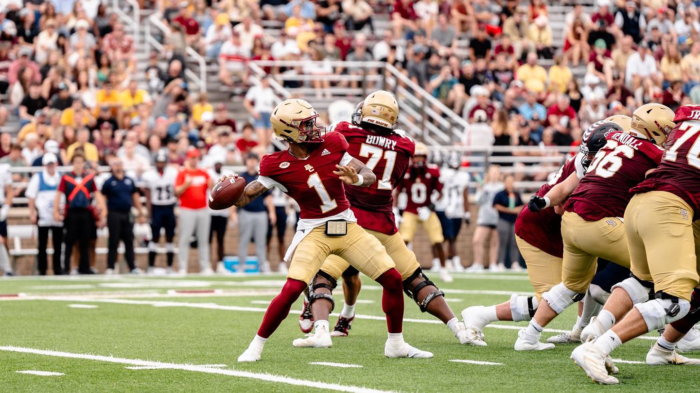 Boston College Football Shuts Out Duquesne in Home Opener