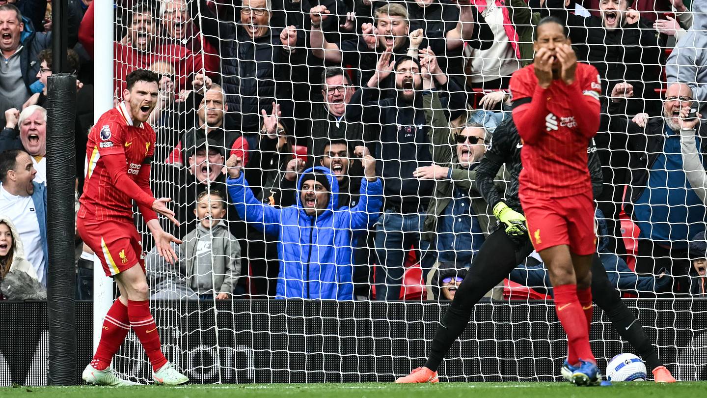 Virgil van Dijk responds to Andy Robertson bust-up in Liverpool victory