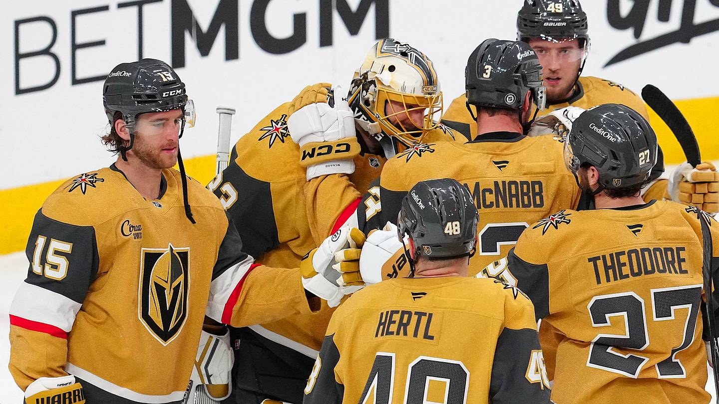 How did the Vegas Golden Knights do when they won the Pacific Division?