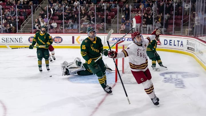 No. 2 Boston College Men’s Hockey at Vermont: Lines, Score Updates, TV Info