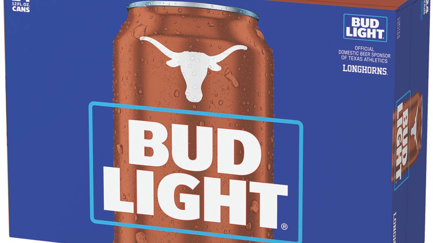 Bud Light Releases Limited-Edition Texas Longhorns Beer Can
