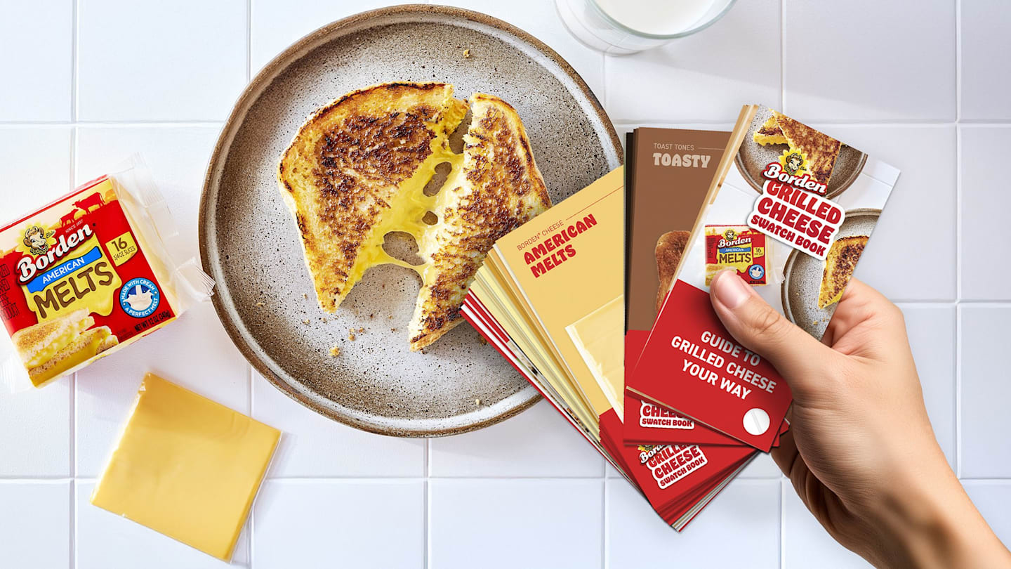 Borden Cheese is celebrating National Grilled Cheese Day with a swatch book