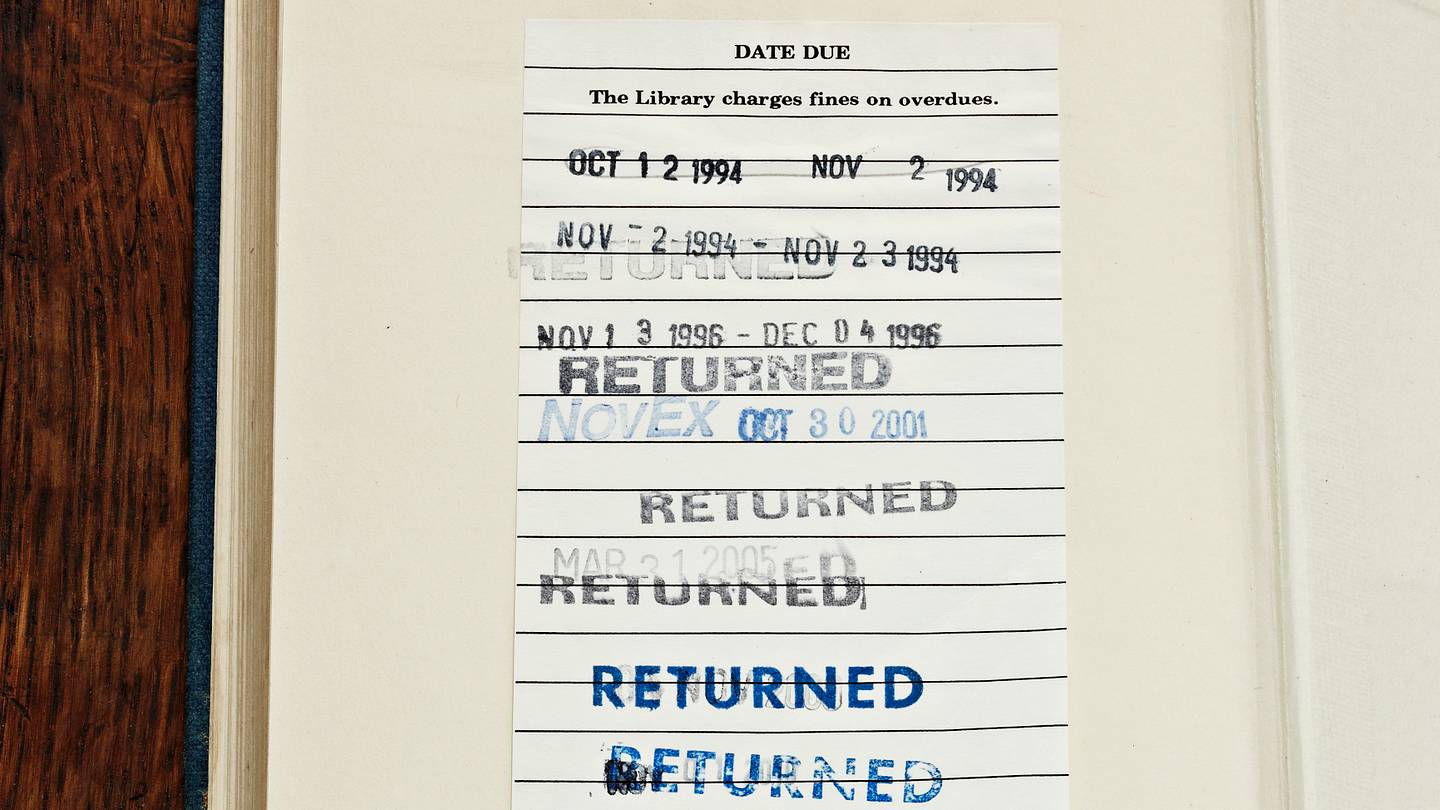 Detroit Library Lets Man Keep Book That‘s Five Decades Overdue