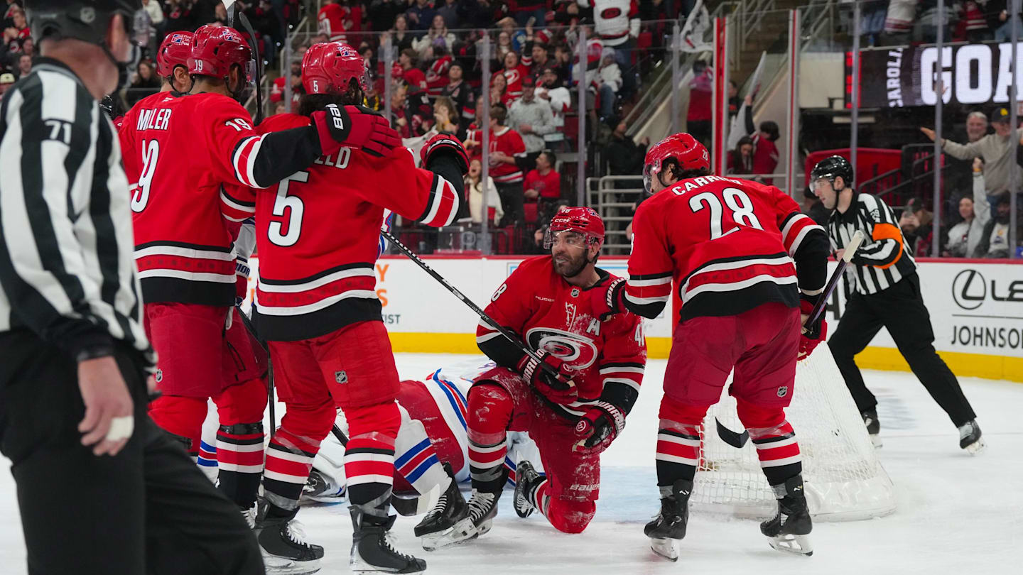 The power play comes through in big spots to earn the Hurricanes a win ...