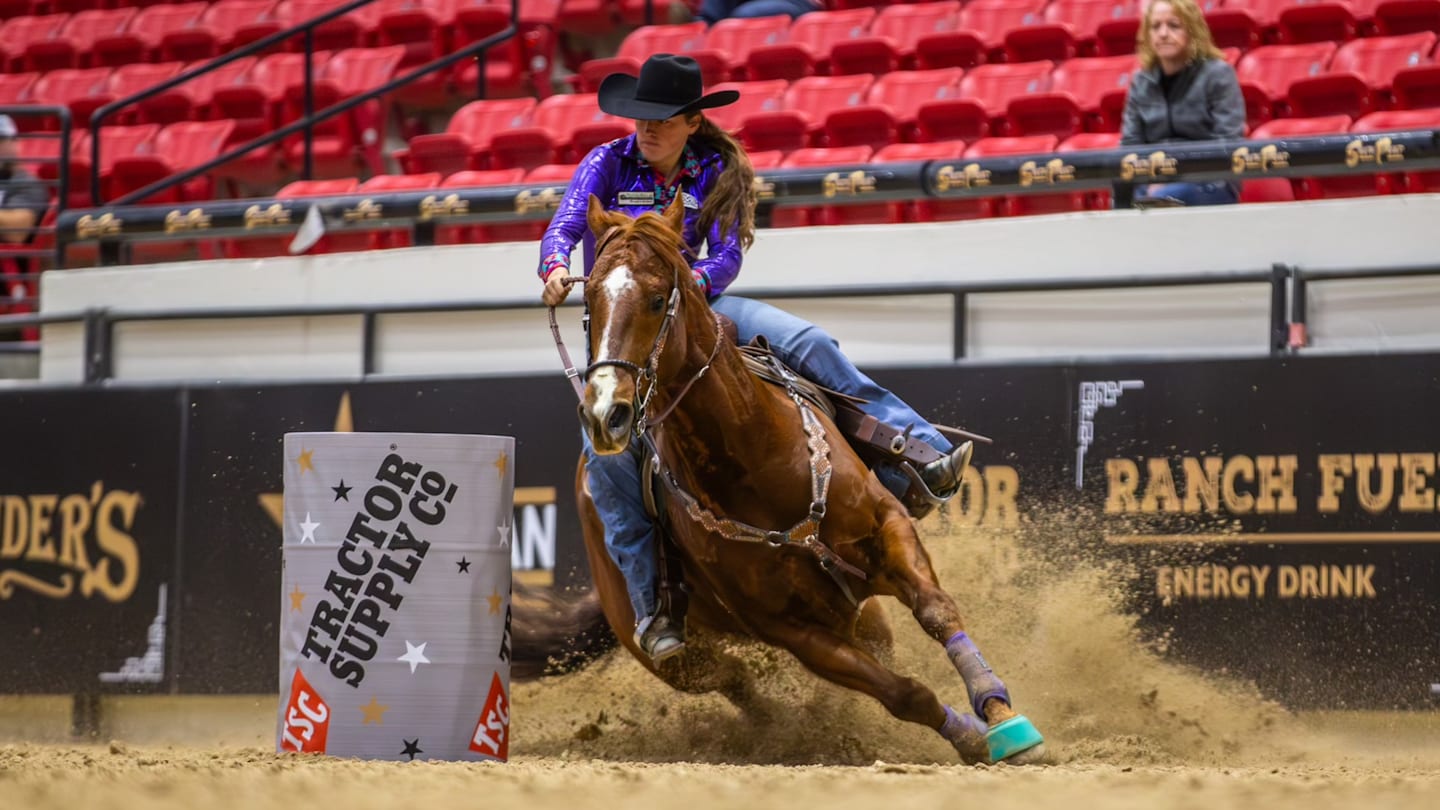 The American West Region Contender Semi-Finals Barrel Race Heats Up in ...