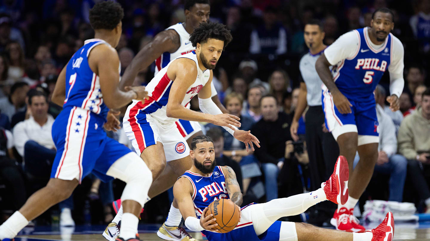 Pistons Have Unique Locker Room Celebration After First Win vs Sixers