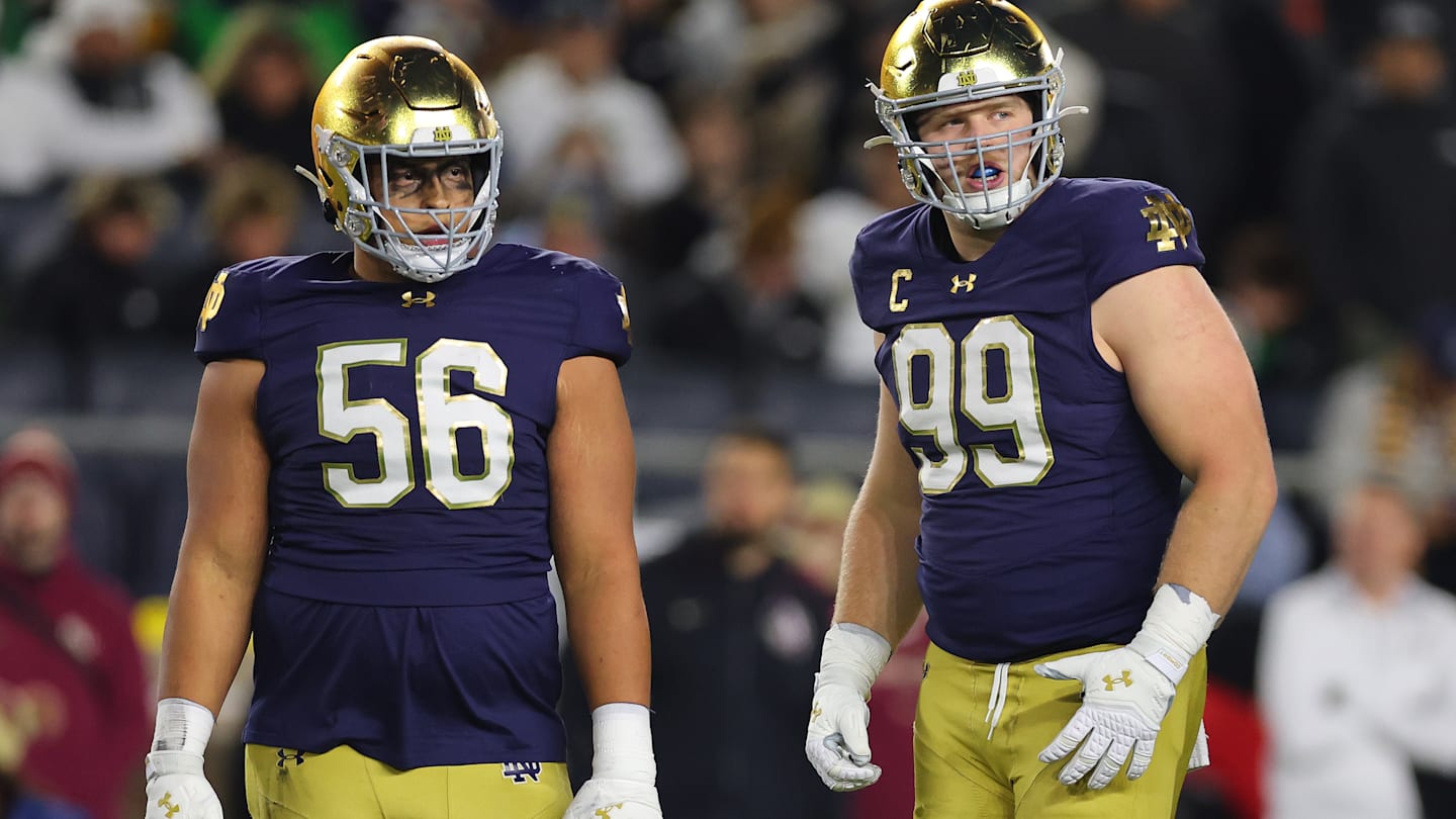 Notre Dame football's Howard Cross III embraces challenge of Georgia’s ...