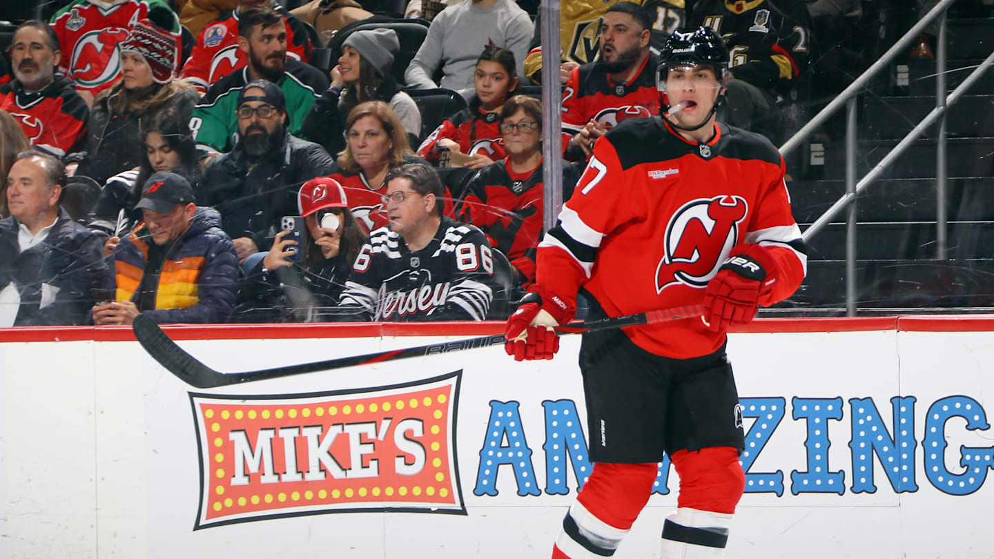 Simon Nemec huge goal to beat Edmonton Oilers can turn New Jersey ...