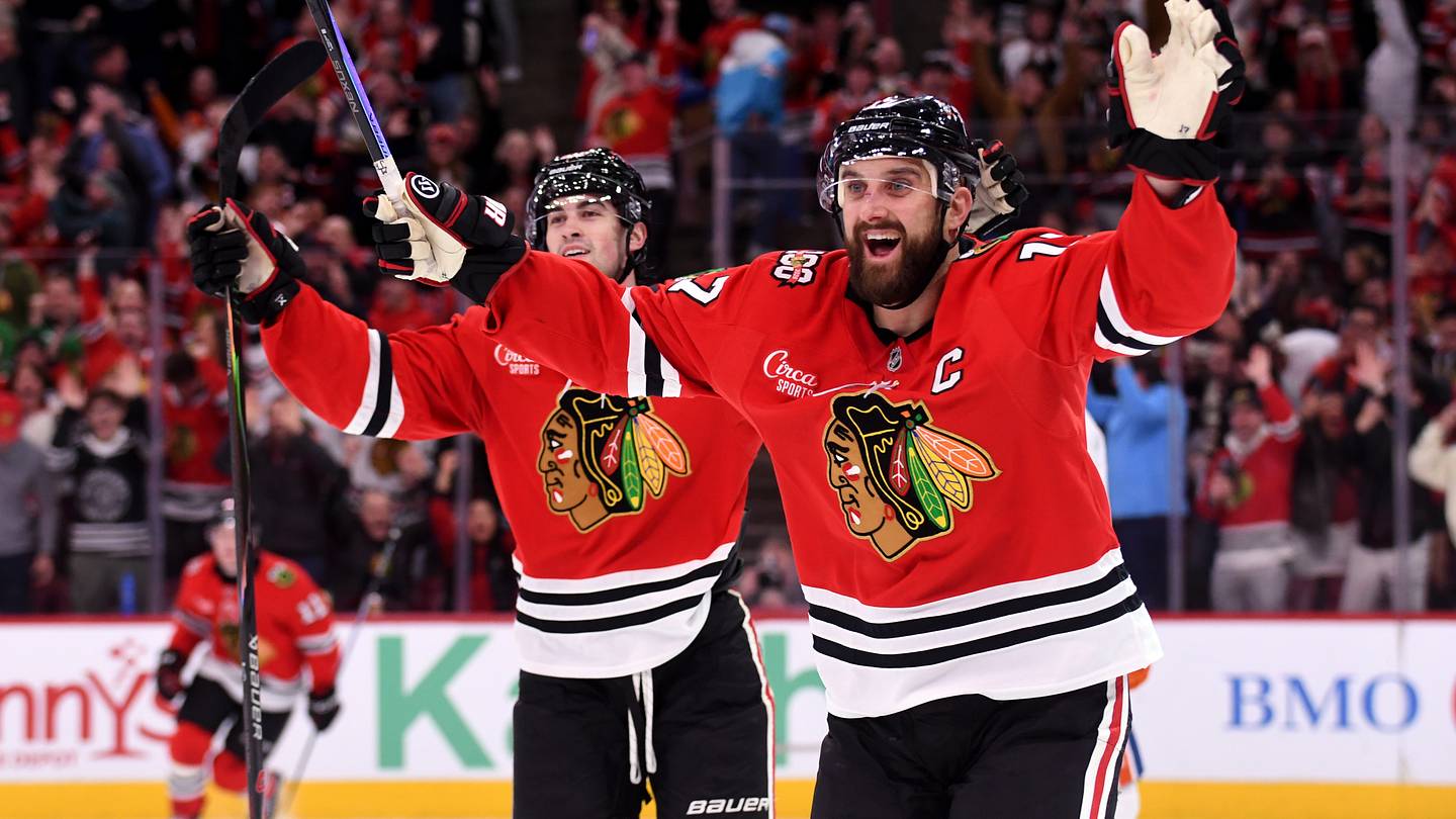 Blackhawks show improvement at the midpoint of the season