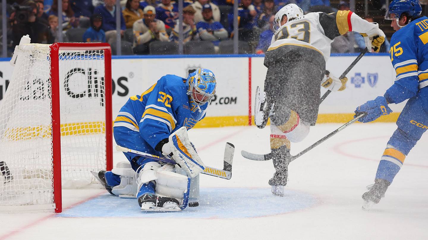 3 takeaways as Blues fall behind the 8-ball, again, losing to Vegas 4-1