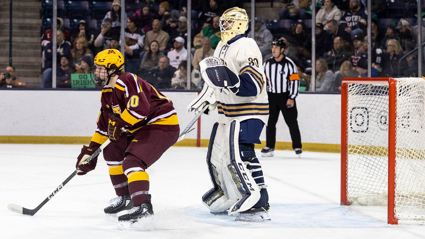 Gophers men's hockey announces sellout for series against Notre Dame