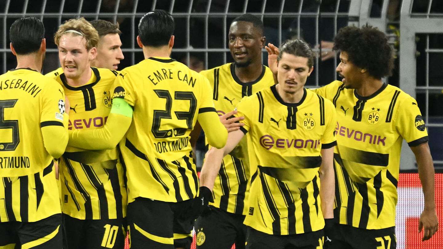 Borussia Dortmund submit updated squad for UEFA Champions League