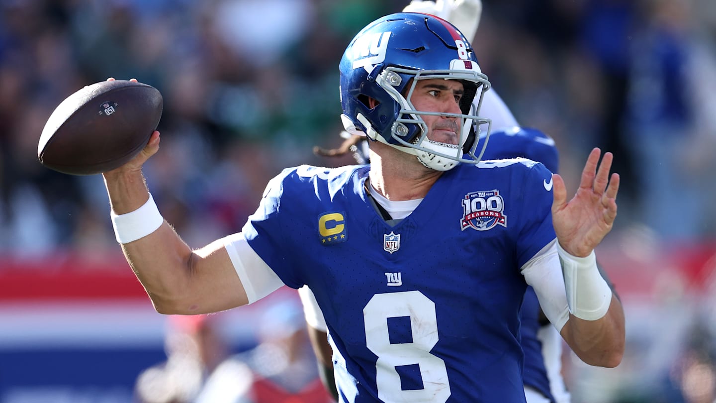 What was the NFL like when Daniel Jones last threw a TD pass at MetLife ...