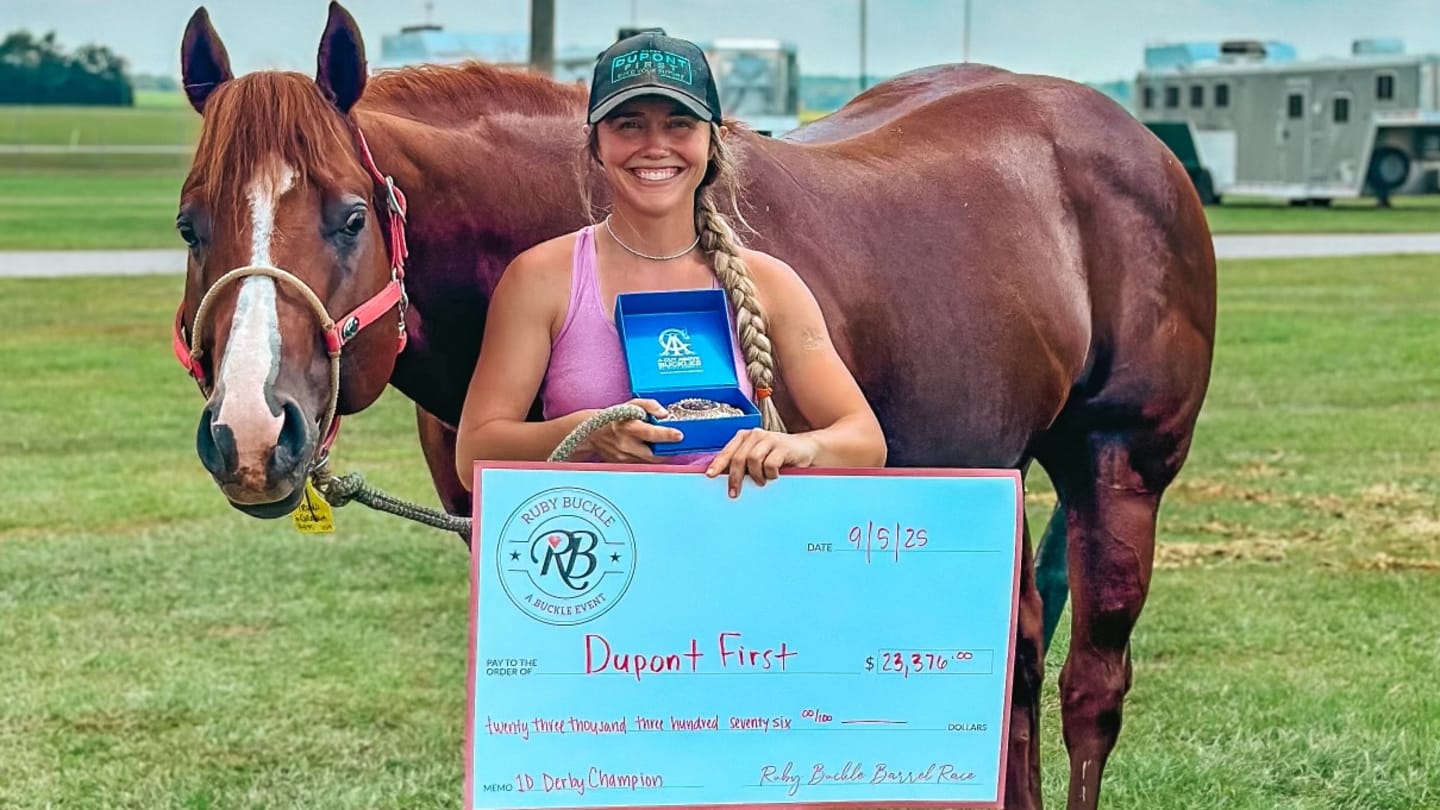 Young Stallion Sets Ruby Buckle Derby on Fire Winning More Than $50,000