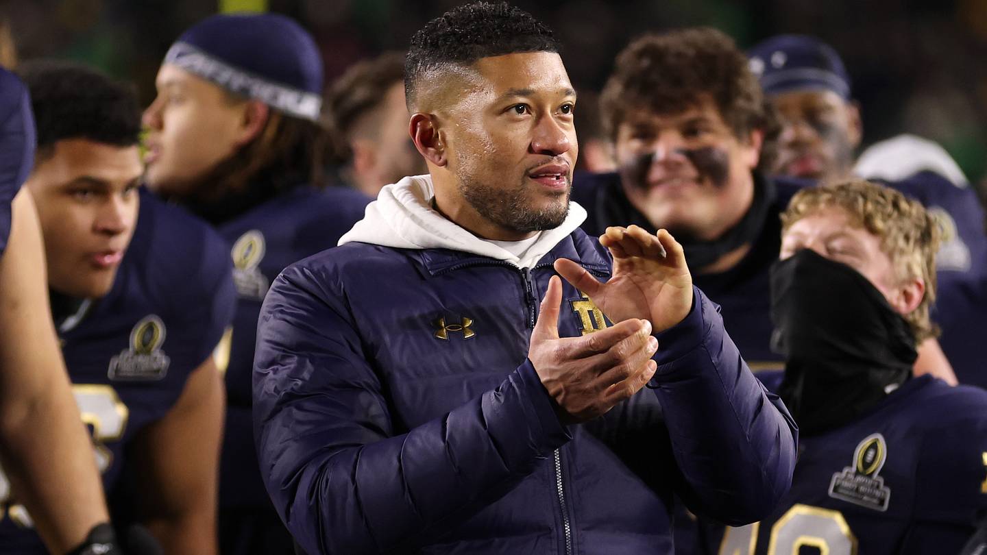 Marcus Freeman wins Dodd Trophy for his work with Notre Dame football
