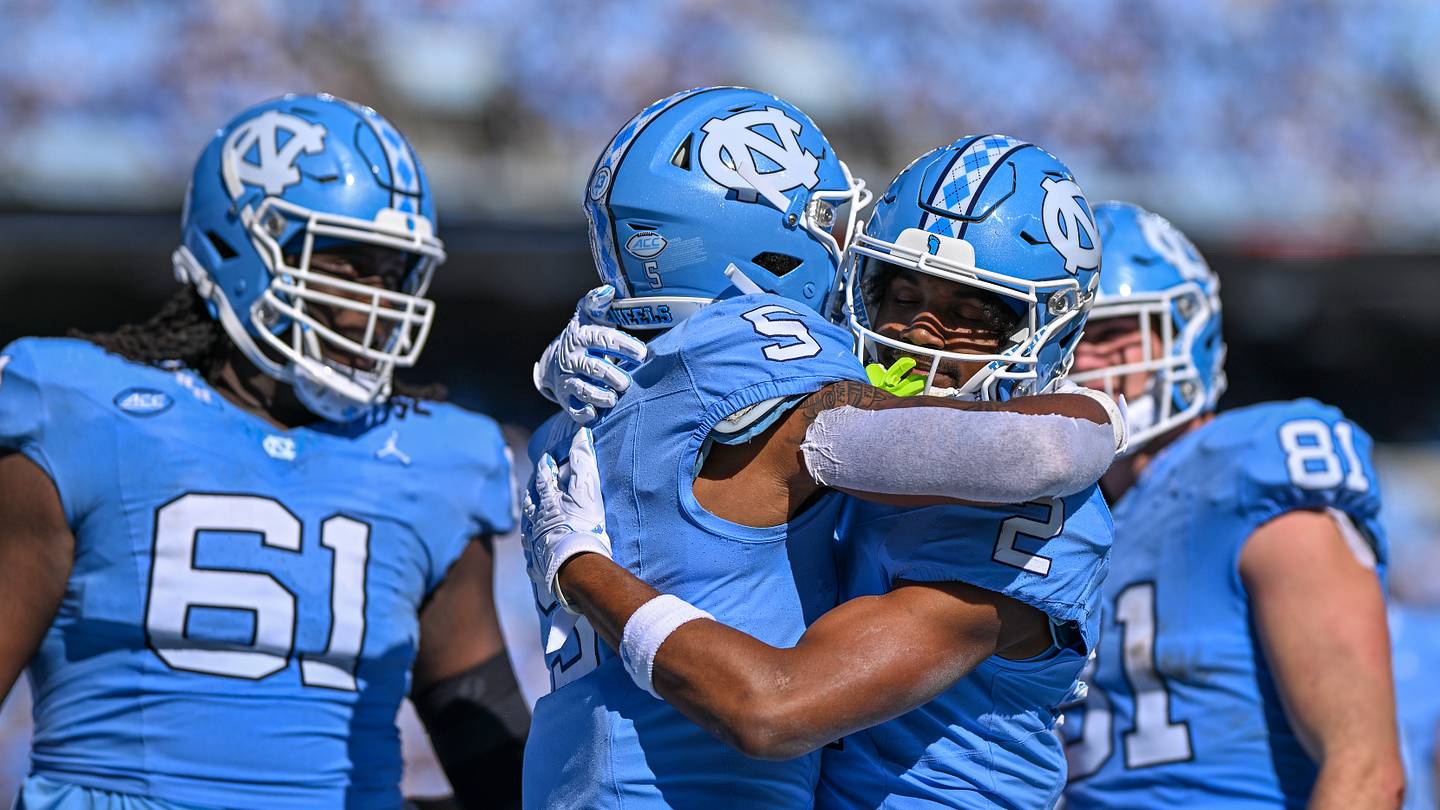 Projected UNC football depth chart for the 2024 college football season