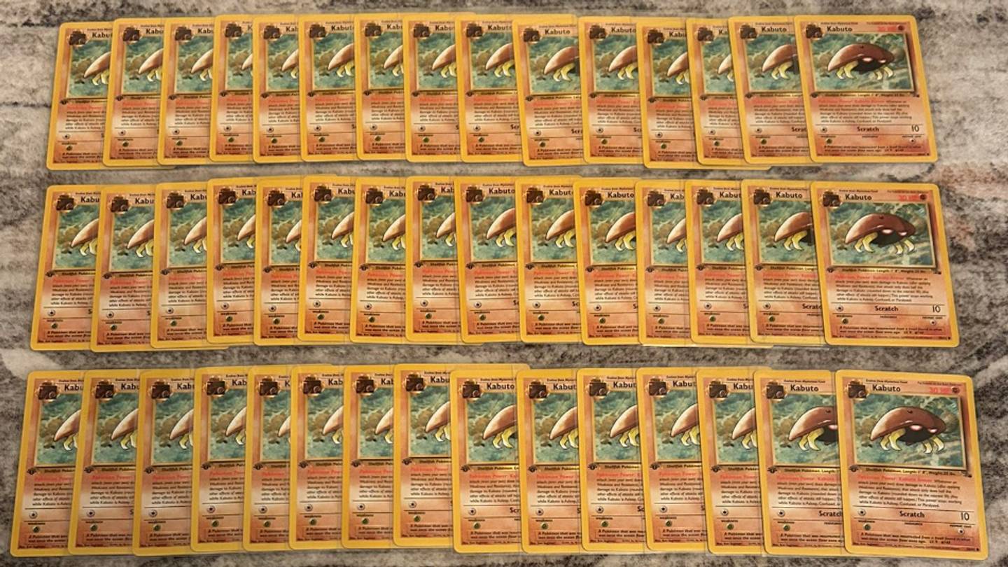 Kabuto King - Amassing Pokémon cards in bulk