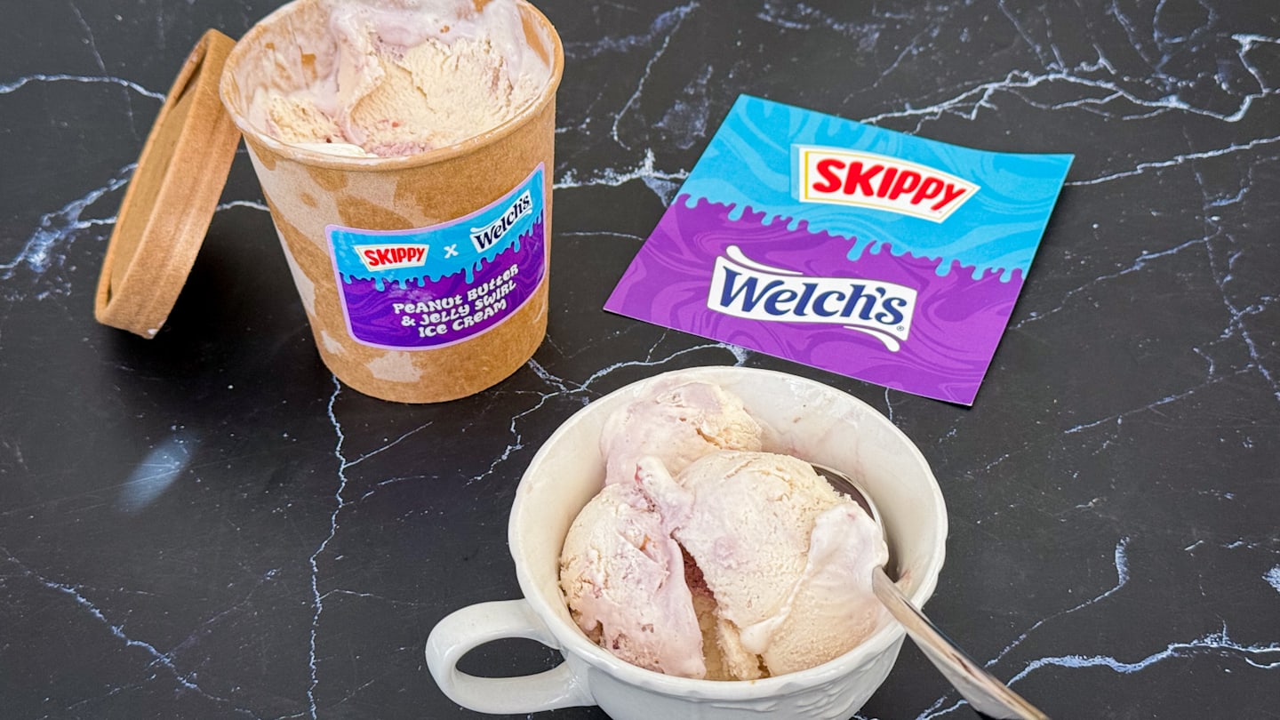 Skippy and Welch’s get real with the ultimate PB&J Ice Cream