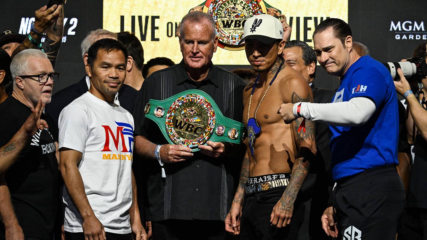 Manny Pacquiao And Mario Barrios Fight to Majority Draw, Fundora Stops ...