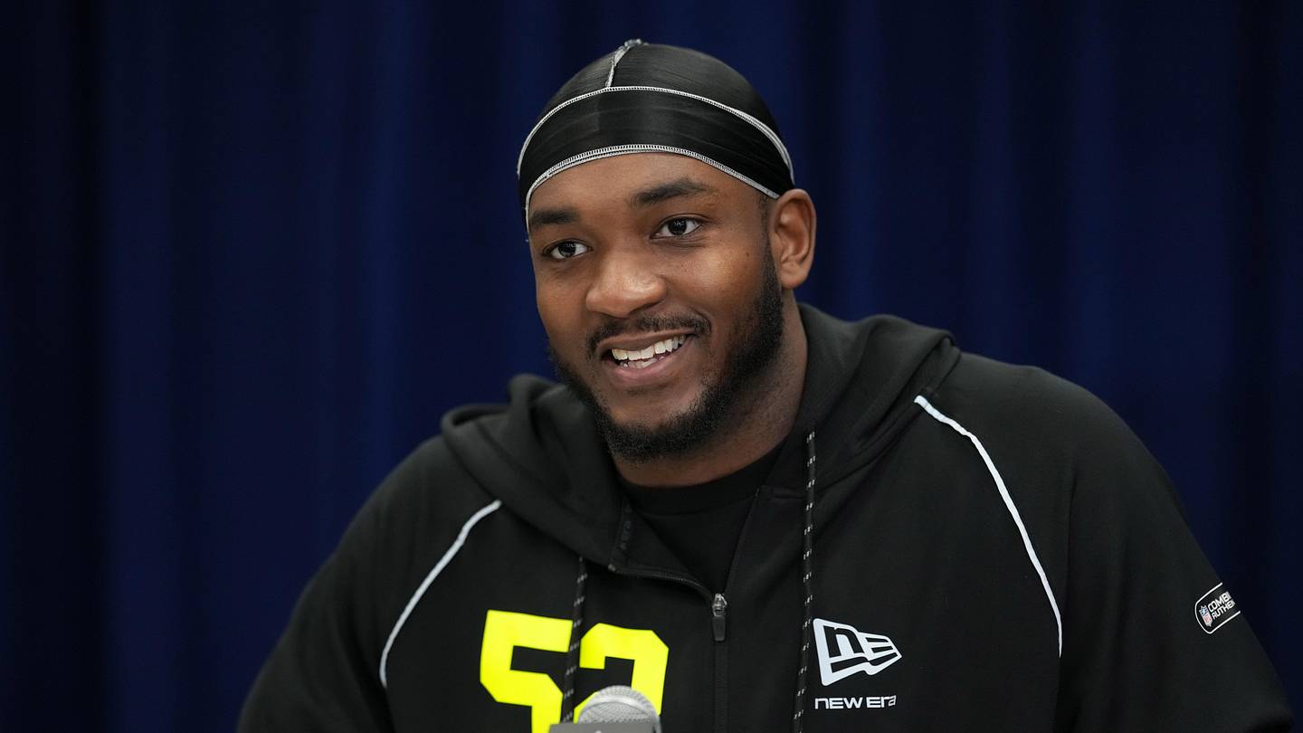 Derrick Moore has the perfect mindset headed into Lions OTAs