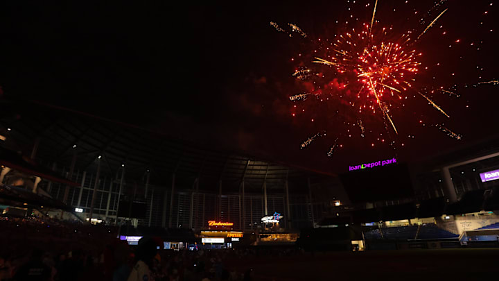 marlins park fireworks