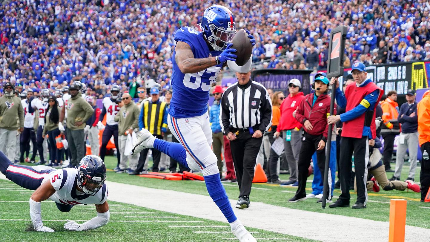 Former NY Jets TE Lawrence Cager shining with the Giants