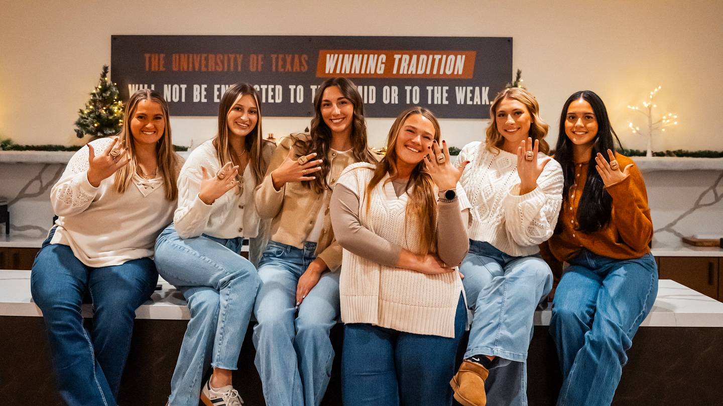 Texas Softball Reveals Stunning National Championship Rings