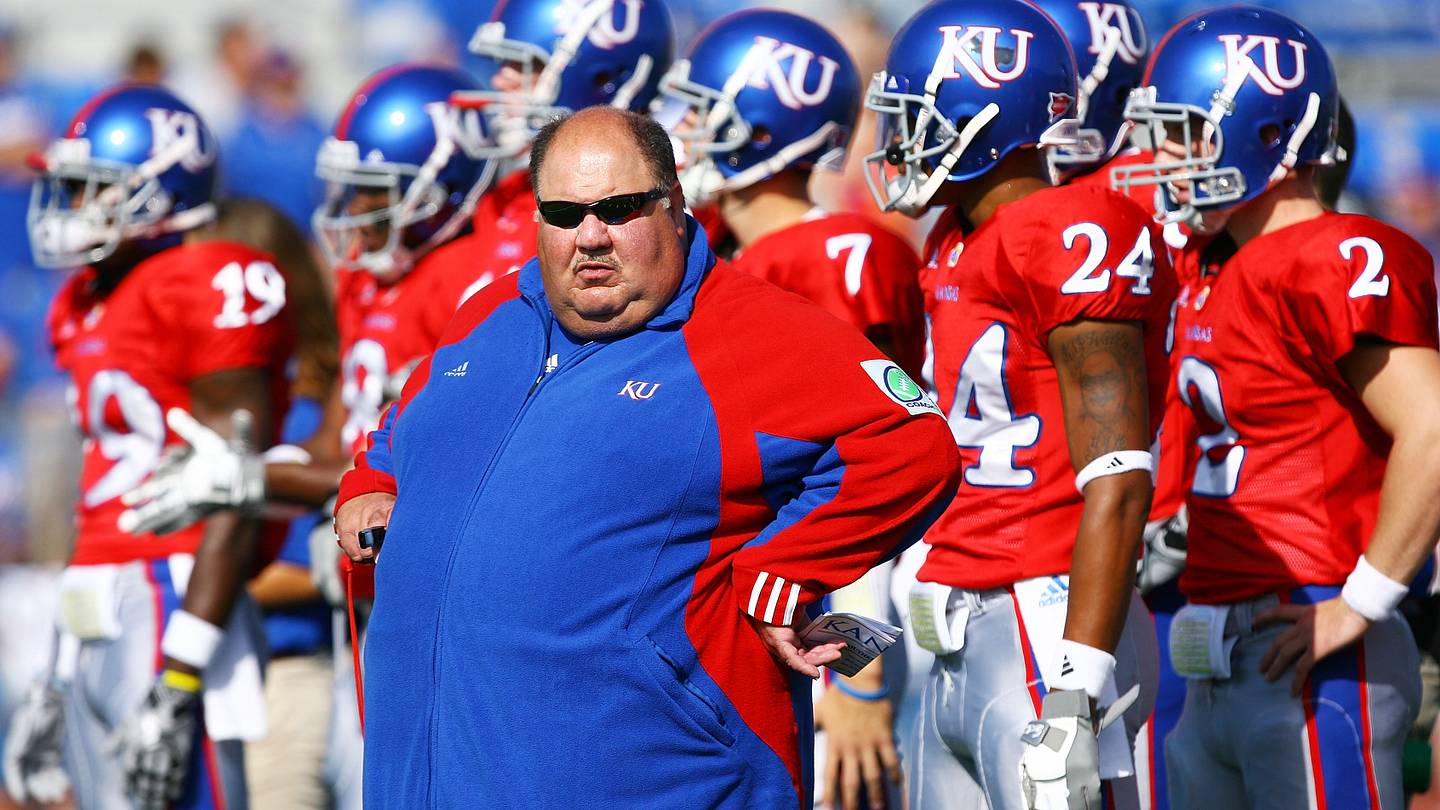 Former Kansas football coach Mark Mangino to be inducted into Kansas ...