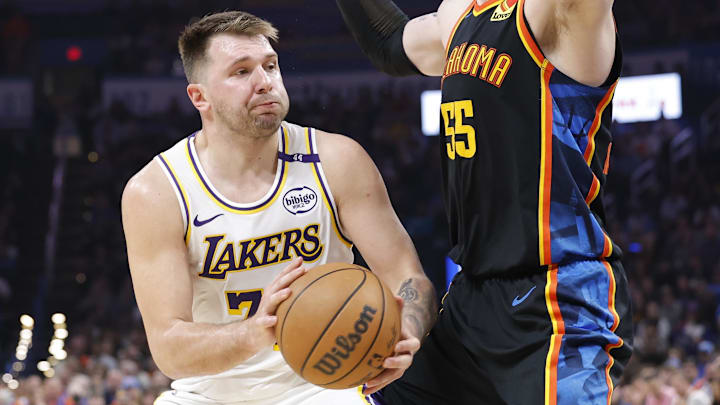 Lakers' Luka Doncic Shockingly Ejected in Fourth Quarter vs Thunder