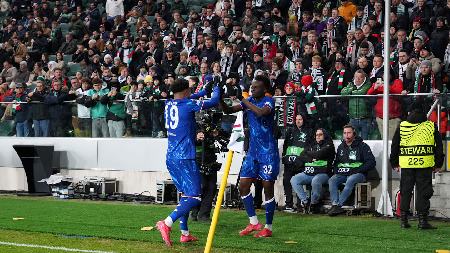 Chelsea take decisive lead over Legia Warsaw in UECL quarterfinals ...