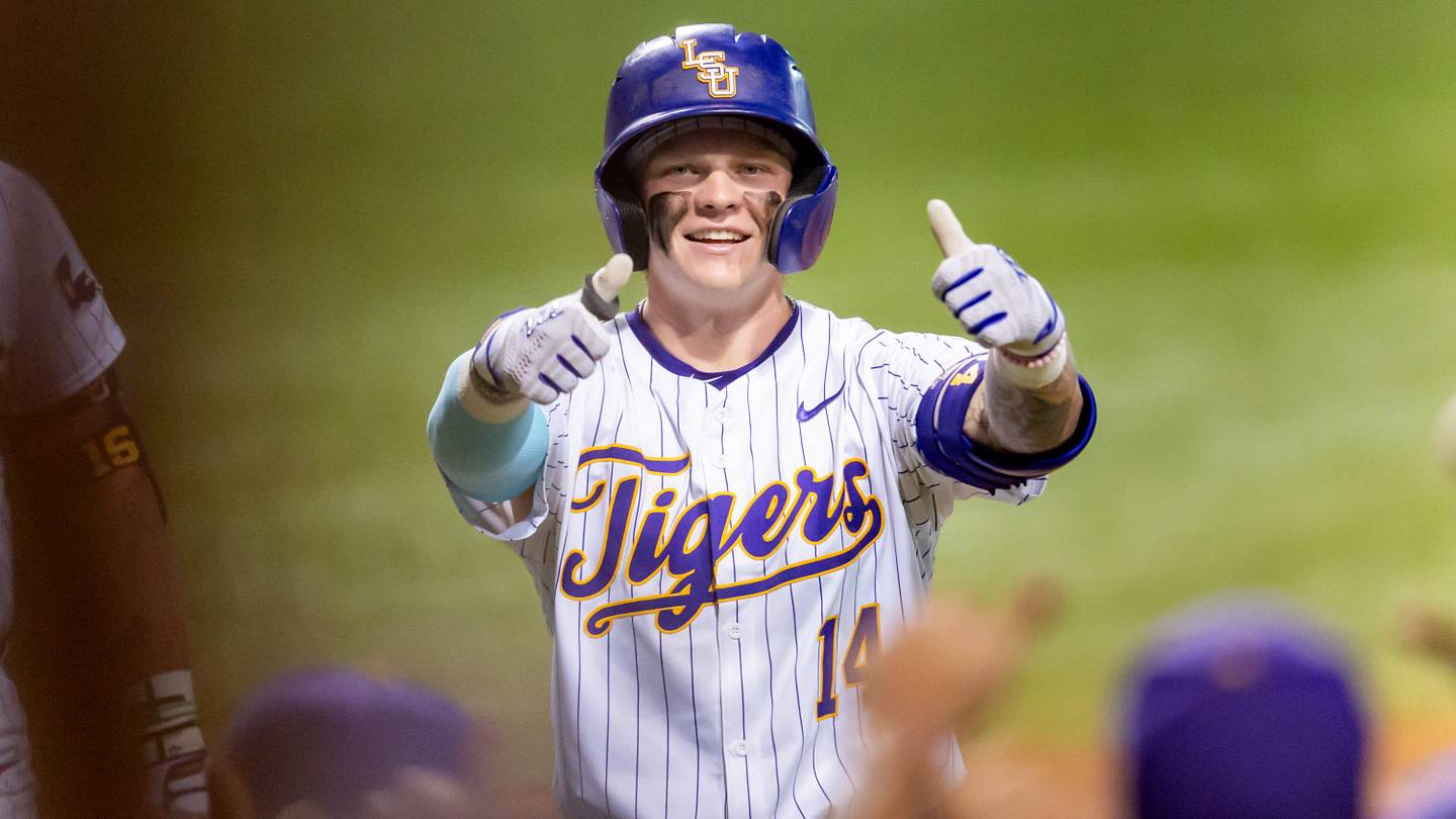 LSU Baseball's Daniel Dickinson Selected in 2025 MLB Draft by Milwaukee ...