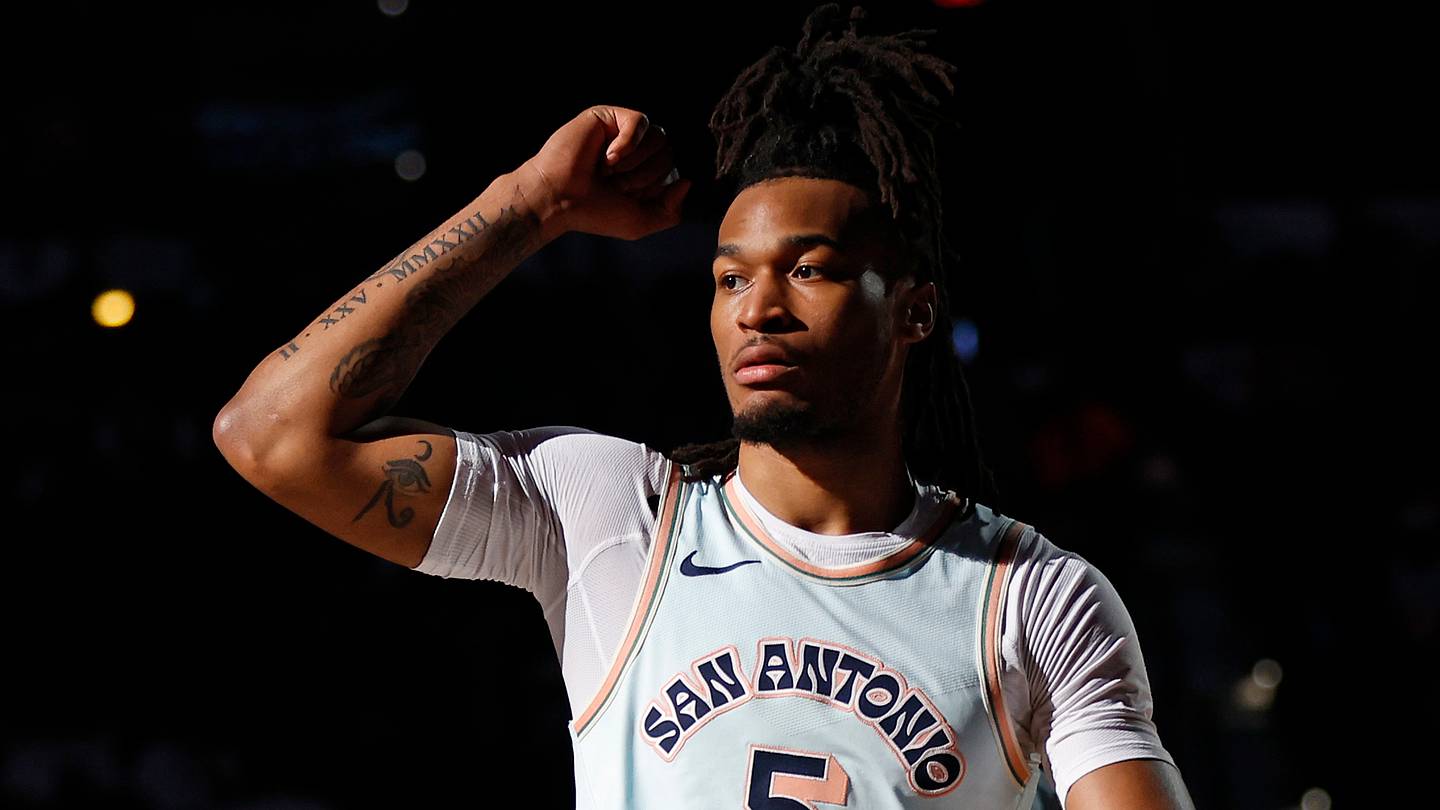 Stephon Castle is making his role with the Spurs crystal clear