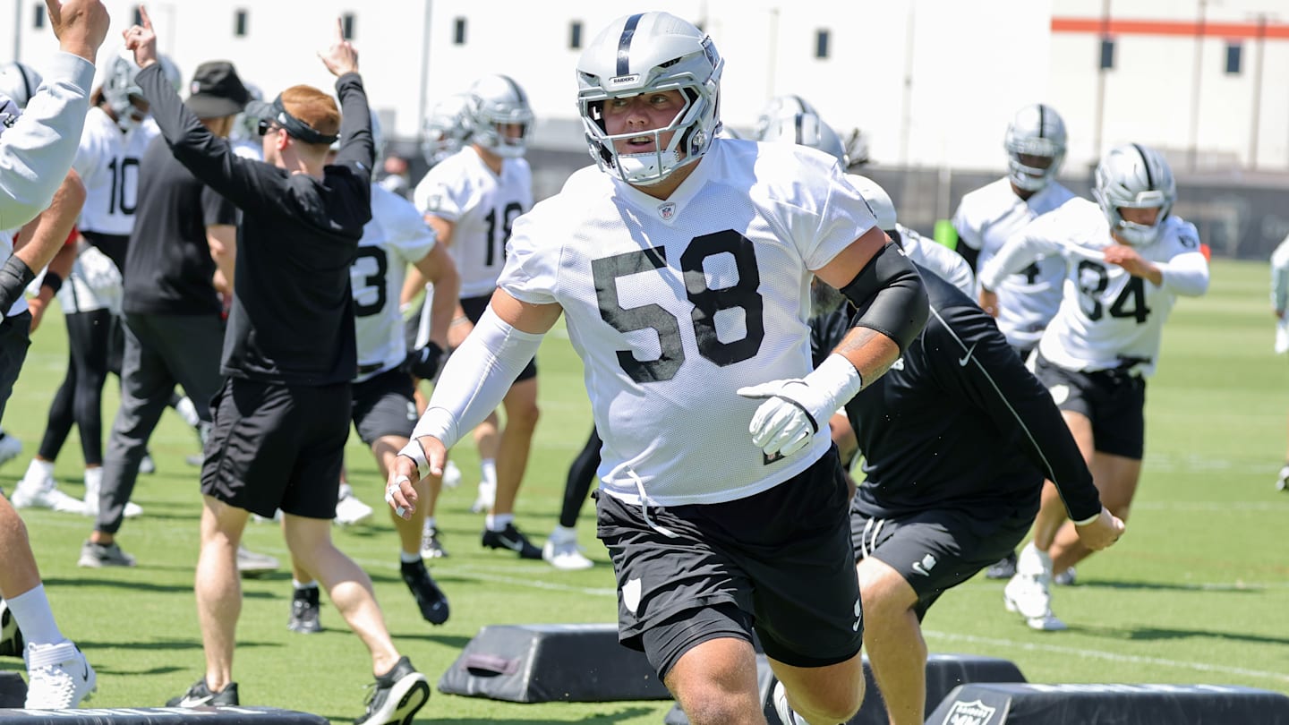 Raiders' Jackson Powers-Johnson has clear path to become a top NFL center