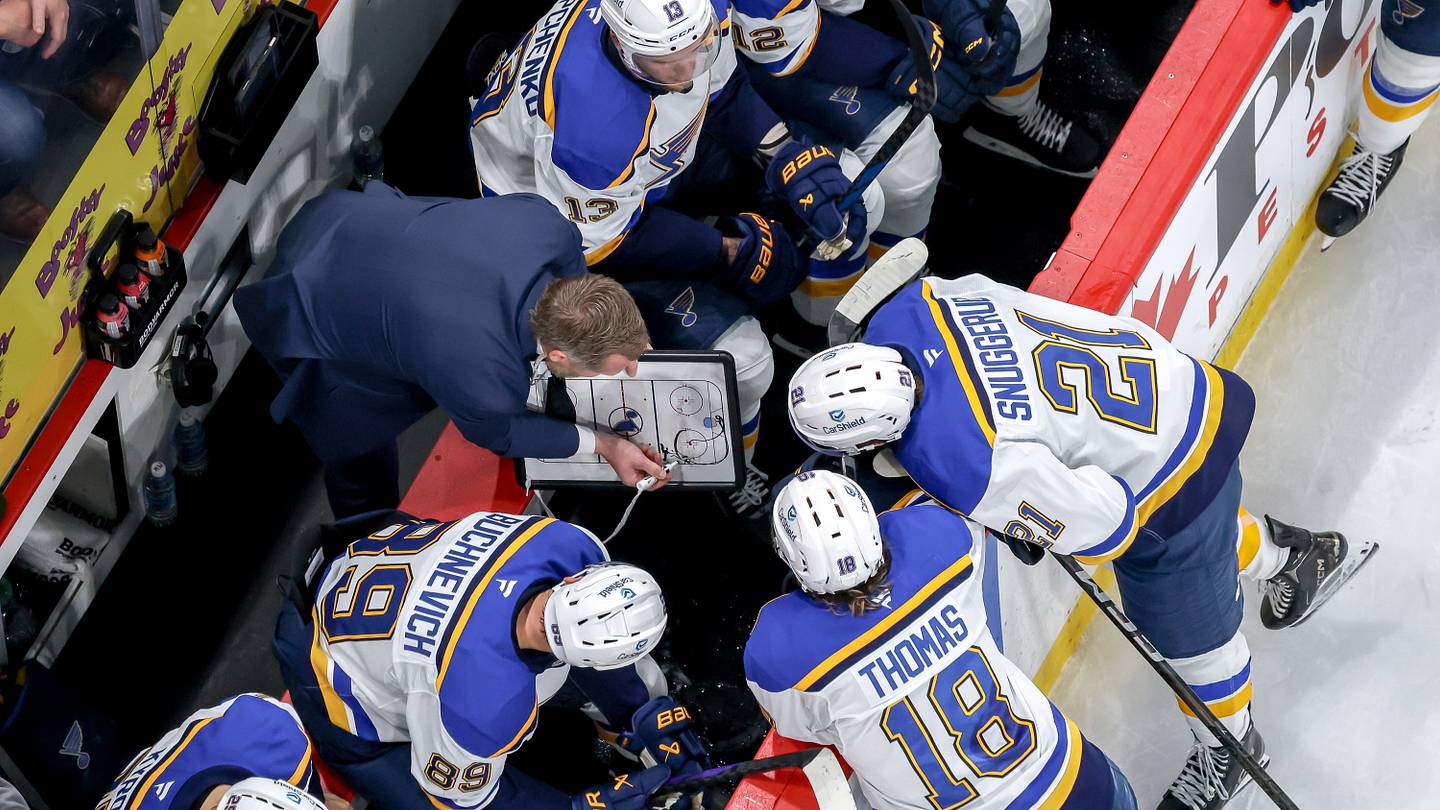 Blues' longtime assistant coach just took his first steps into being ...